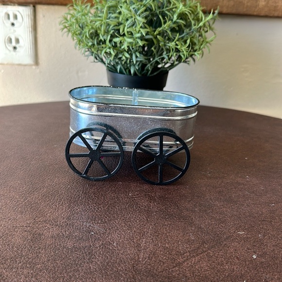 Target | Other | Miniature Silver Metal Wagon With Black Wheels | Poshmark